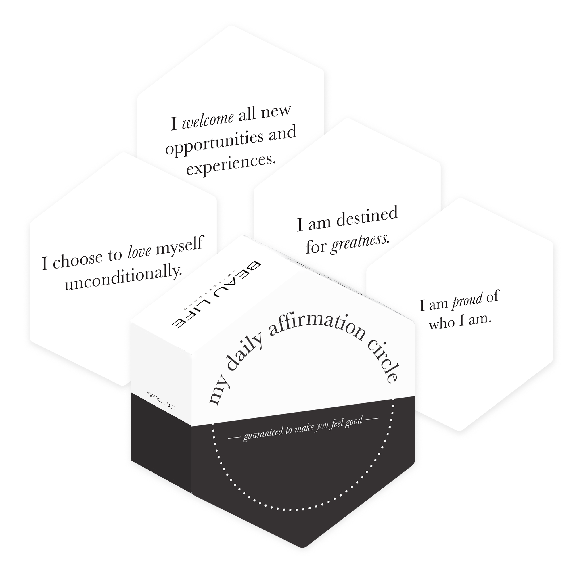 My Daily Affirmation Circle (100 Cards) – Beau Life Switzerland